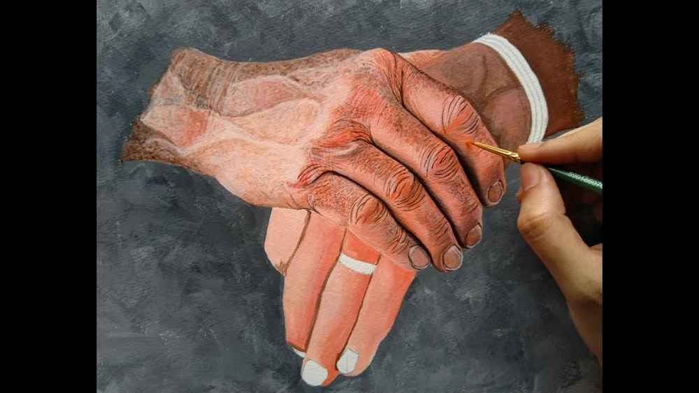 How To Paint Hands With Acrylic? | CraftersMag