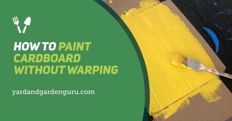 How To Paint Cardboard Without Warping? | CraftersMag