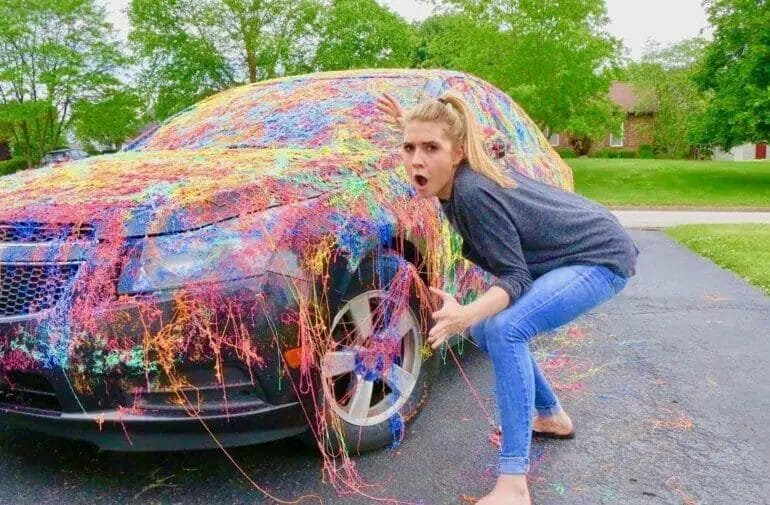 Does Silly String Damage Car Paint? | CraftersMag