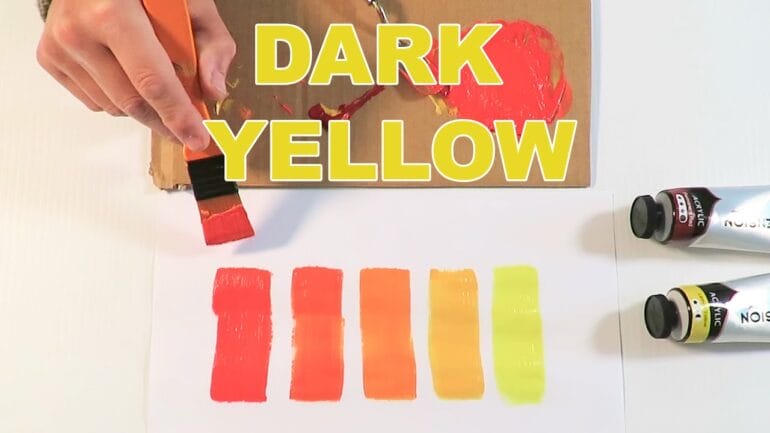 How To Make Yellow Acrylic Paint? | CraftersMag