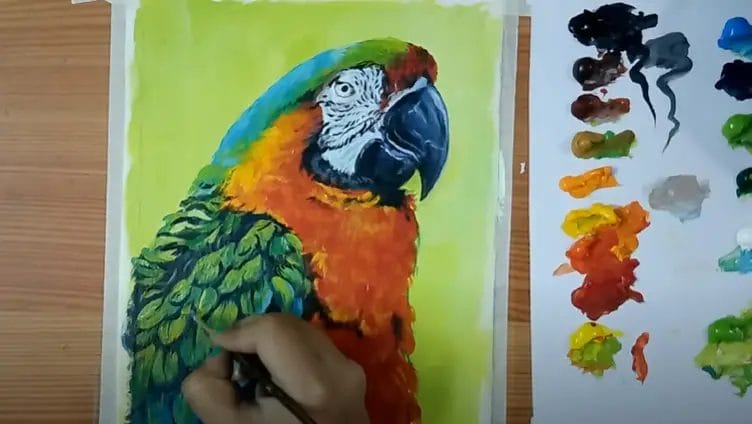 How To Paint Birds With Acrylics? | CraftersMag