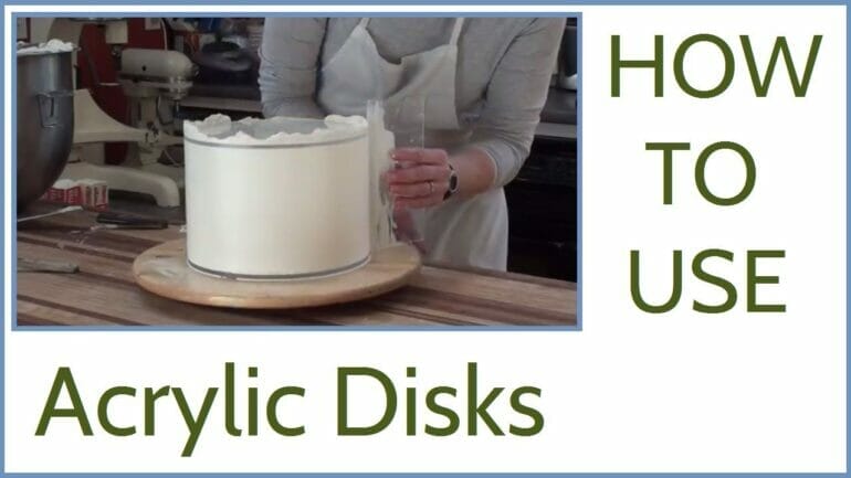 How To Use Acrylic Cake Discs? | CraftersMag