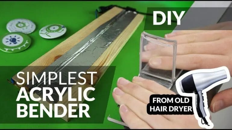 How To Bend Acrylic Sheet Without Heat Gun? | CraftersMag